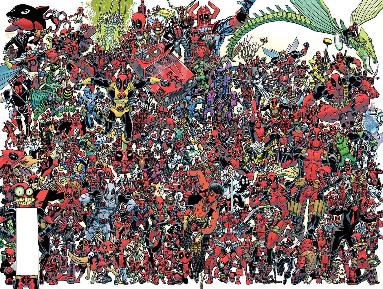 Despicable Deadpool #300 (variant 300 Deadpools Wraparound cover ... Despicable Deadpool #300 (variant 300 Deadpools Wraparound cover ...