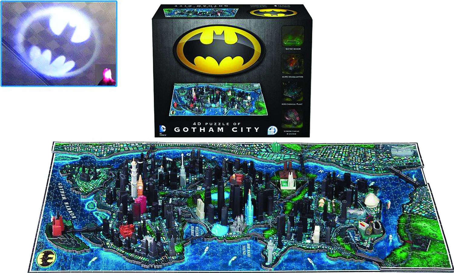 4D Cityscape Puzzle: Batman - Gotham City - Westfield Comics