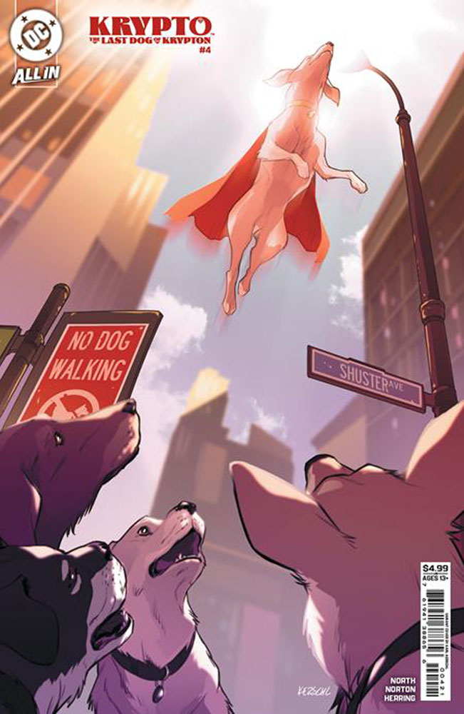 Krypto: The Last Dog of Krypton #4 (variant cardstock cover - Karl Kerschl) - Westfield Comics