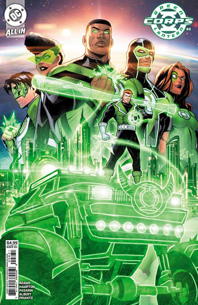 Green Lantern Corps #8 (variant cardstock cover - Travis Mercer ...