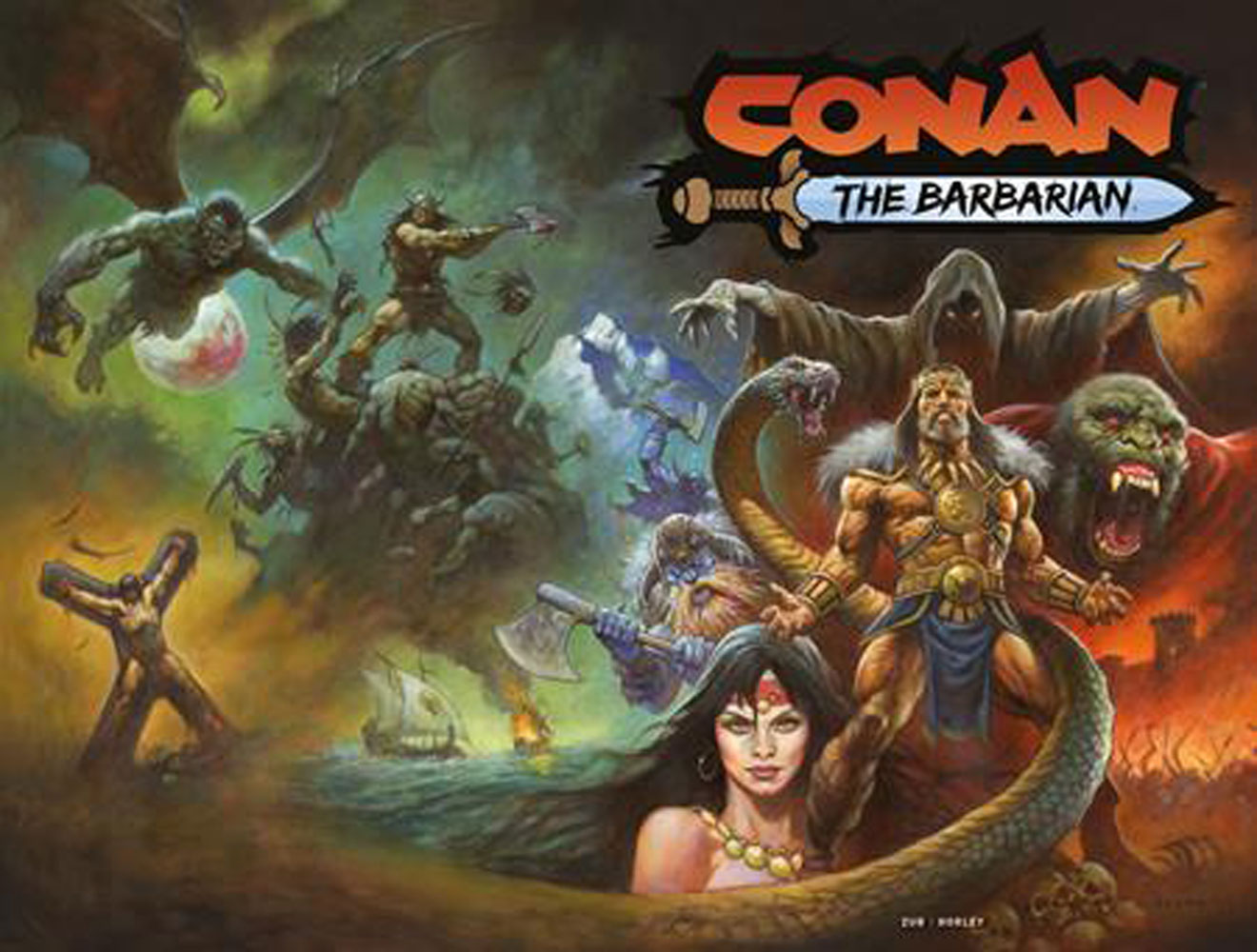 Conan The Barbarian #25 (cover A wraparound - Alex Horley) - Westfield ...