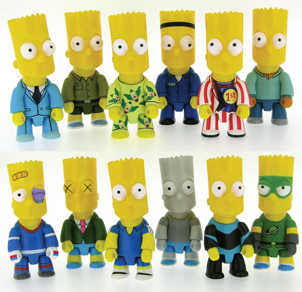 Bart Simpson 3-Inch Qee Mania Series 2 Blind Box Case (24 qees ...