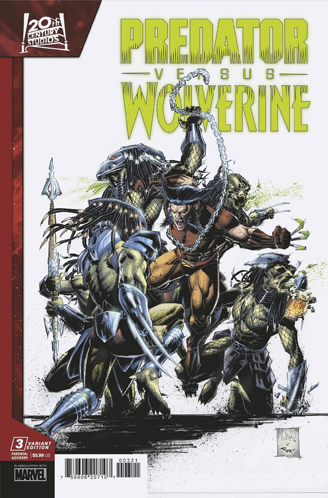 Predator vs. Wolverine #3 (variant cover - Whilce Portacio) - Westfield ...