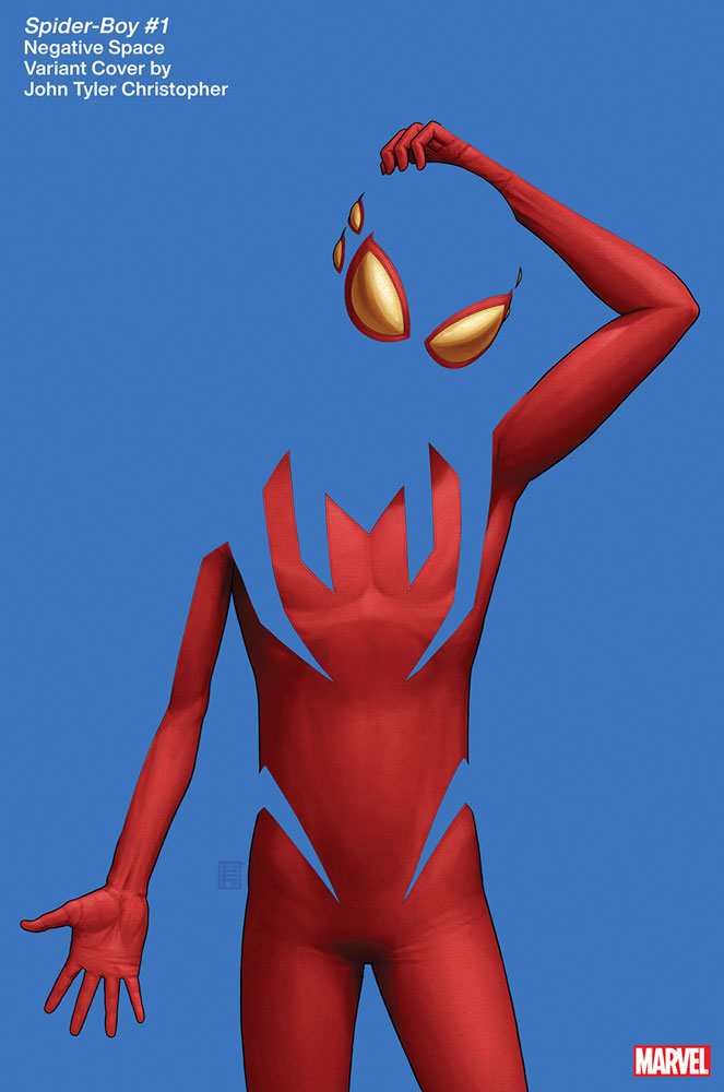 Spider-Boy #1 (variant Negative Space cover - John Tyler Christopher ...