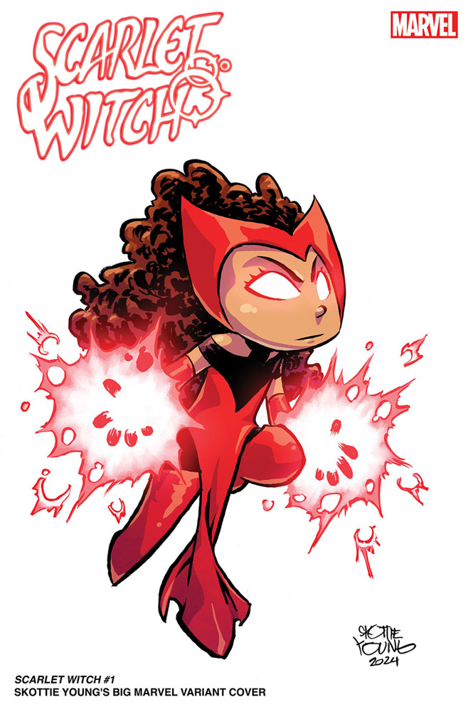 Scarlet Witch #1 (variant Skottie Young's Big Marvel cover ...