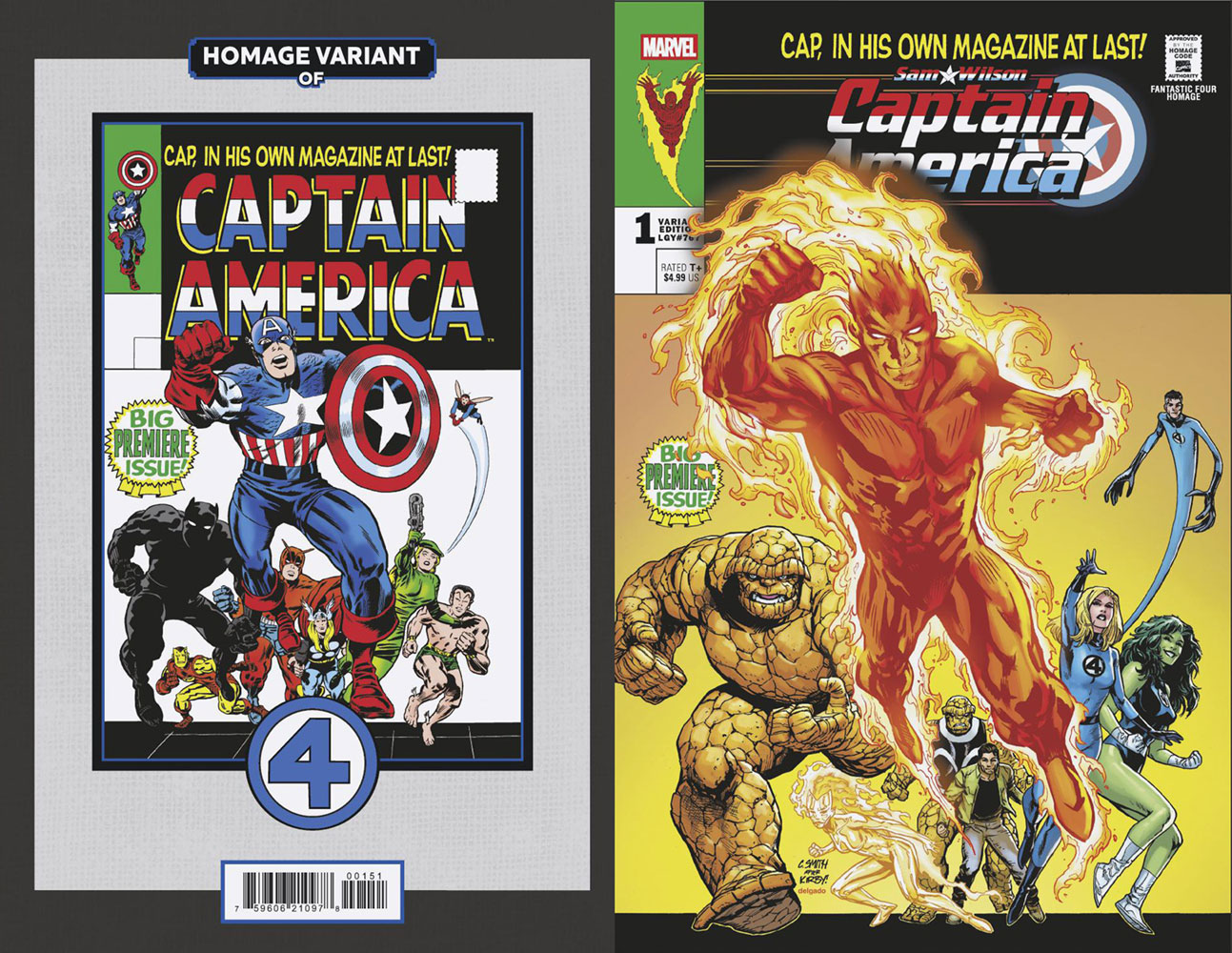Sam Wilson: Captain America #1 (variant homage cover) - Westfield Comics