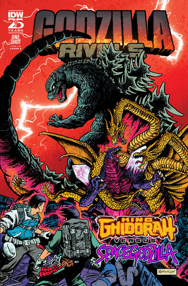 Godzilla Rivals: King Ghidorah vs. Spacegodzilla (cover A - Kevin ...
