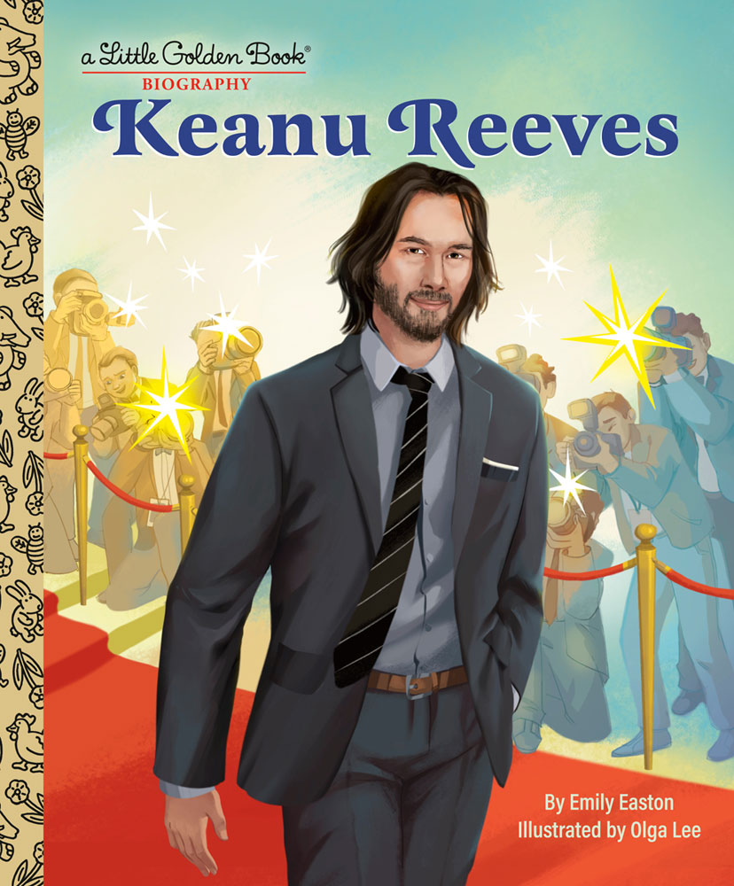Keanu Reeves: A Little Golden Book Biography HC - Westfield Comics