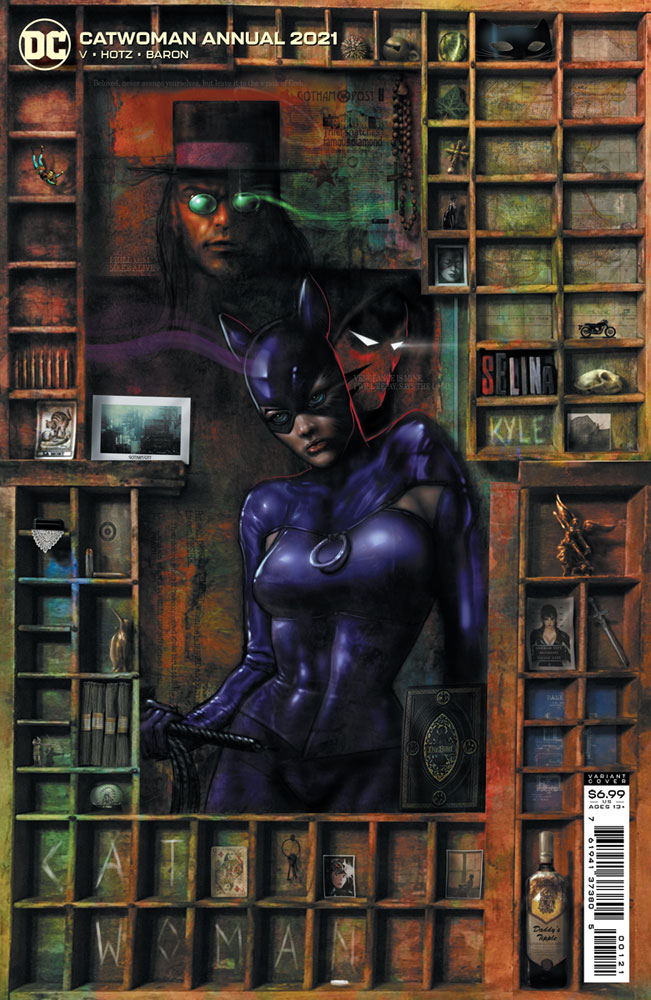Catwoman 2021 Annual #1 (variant card stock cover - Liam Sharp) [2021 ...