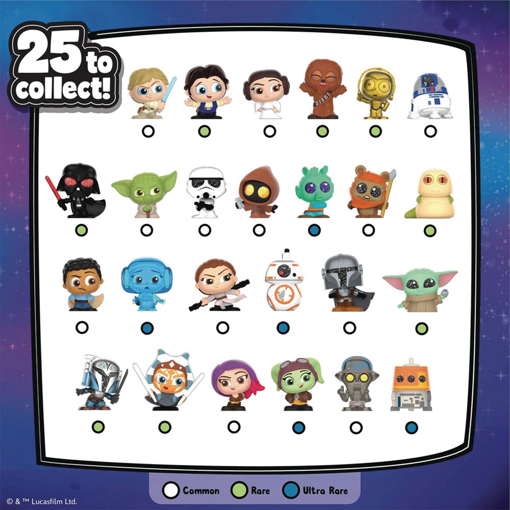 Star Wars Doorables Figure 24-Piece Blind Mystery Box Display ...