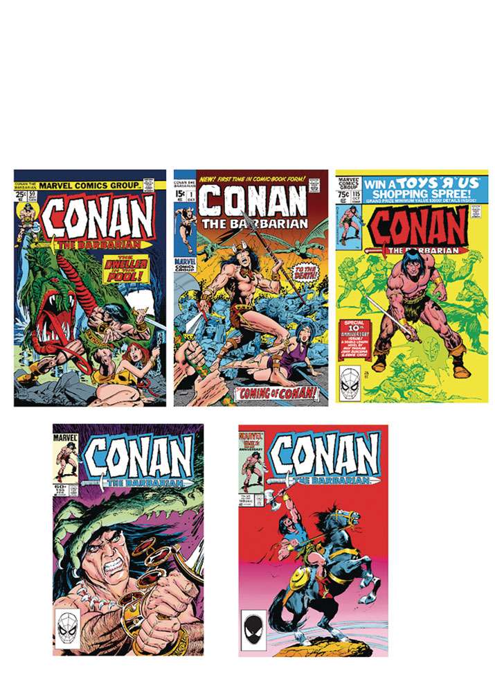 Conan Sticker Pack: Classic Comic Cover & Logo - Westfield Comics