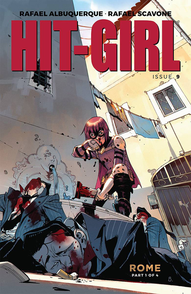 Hit Girl Comic Art