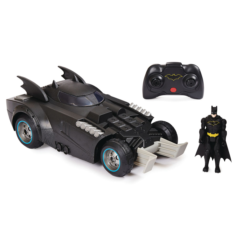 Batman Remote Control Vehicle: Batmobile (w/Batman 4-inch Action Figure ...