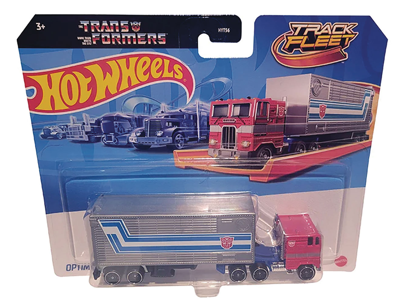 Transformers HW Track Fleet Optimus Prime Die-Cast (1/64 scale ...