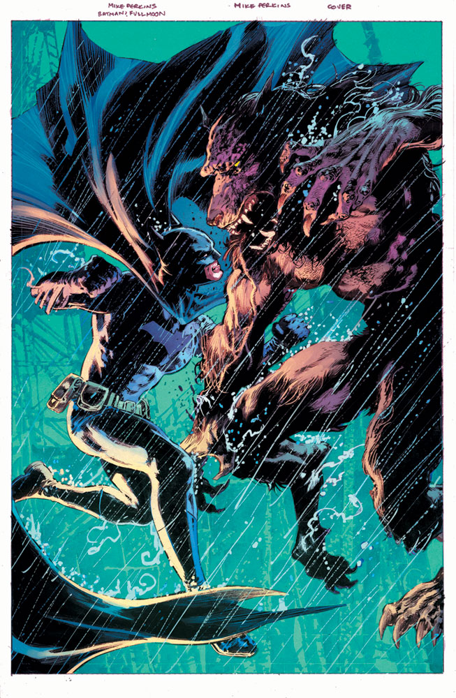 Batman: Full Moon #1 (incentive 1:25 cardstock cover - Mike Perkins ...