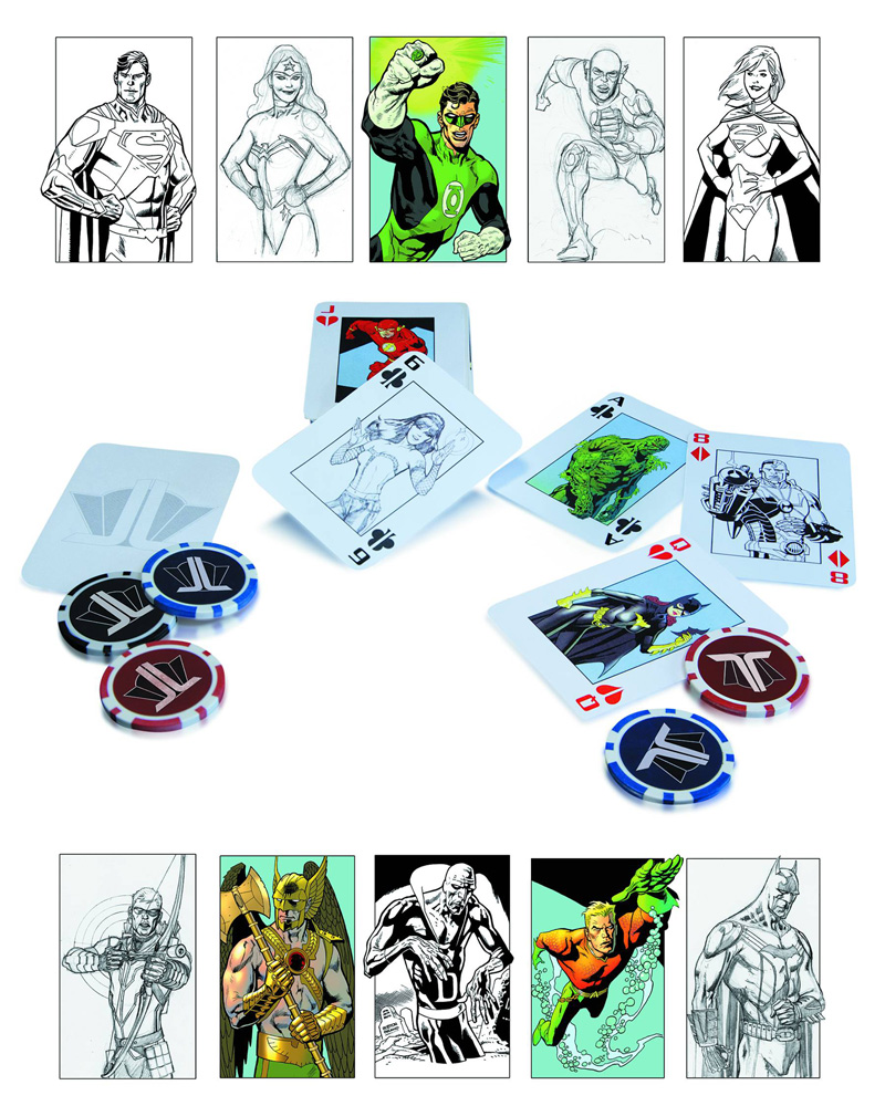 DC Collectibles Justice League Playing Cards & Chips - Westfield Comics