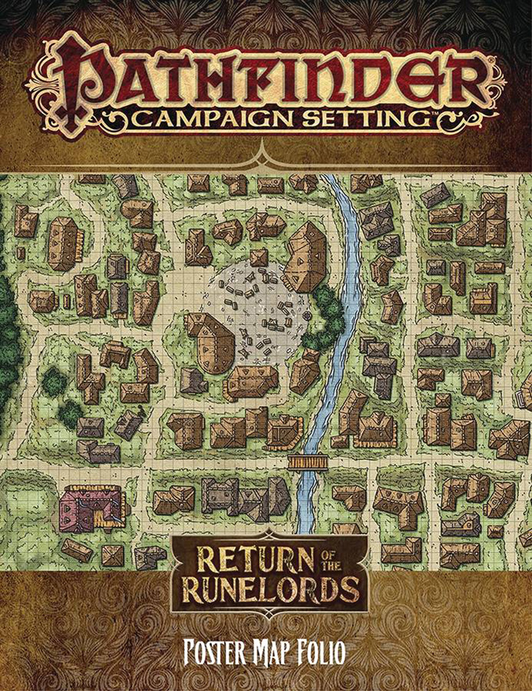Pathfinder Campaign Setting Poster Map Folio: Return of Runelords ...
