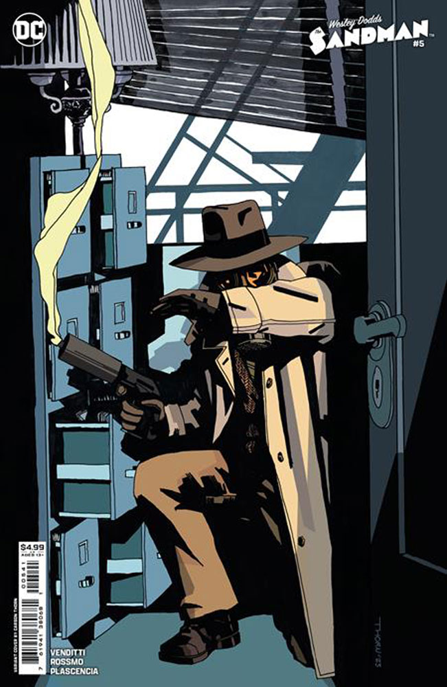 Wesley Dodds: The Sandman #5 (variant cardstock cover - Carson Thorn ...