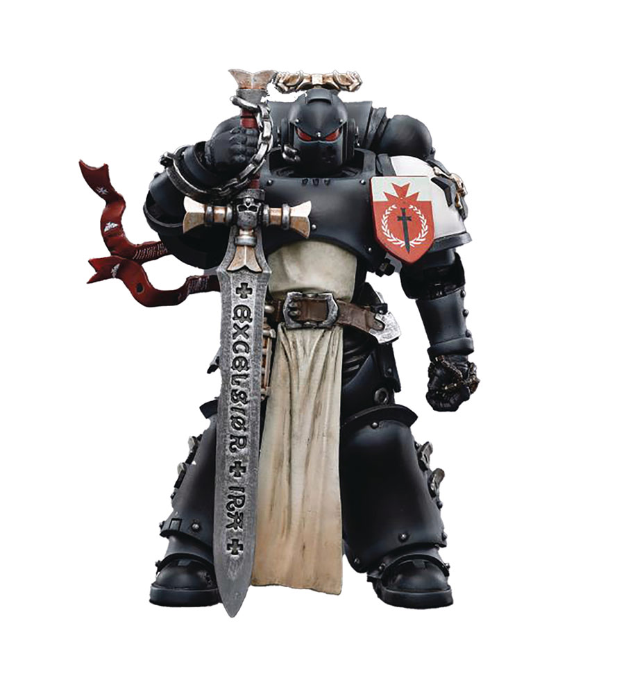 Joytoy 40K Black Templars Figure: Emperors Champ Rolantus (1/18 scale ...