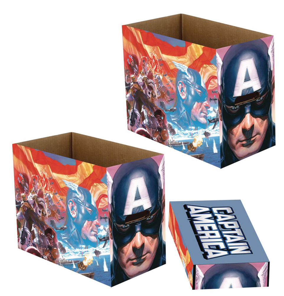 Marvel Short Comic Storage Box: Captain America Patriot (5-Pack ...