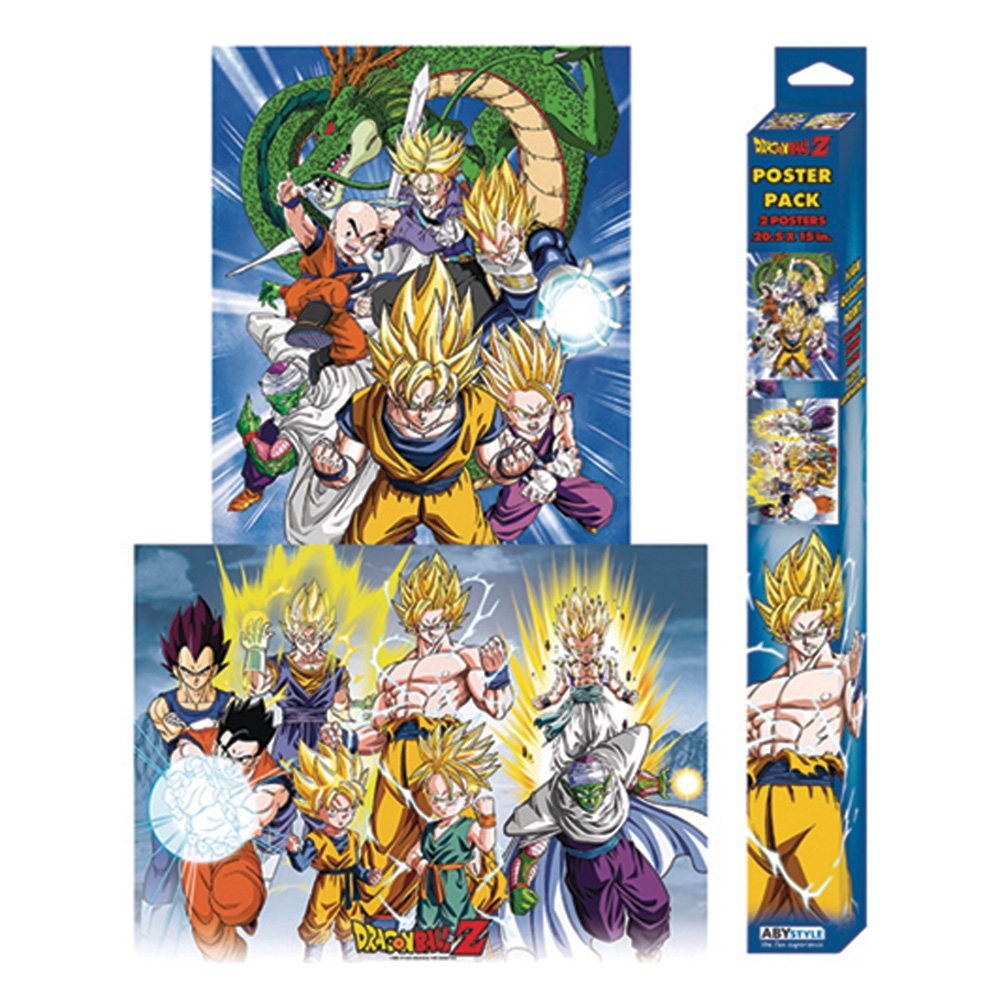 Dragon Ball Z Group Poster 2-Piece Set - Westfield Comics