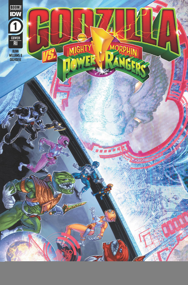 Godzilla vs. the Mighty Morphin Power Rangers #1 (cover C incentive 1: ...