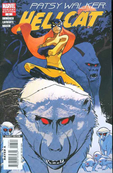 Patsy Walker: Hellcat #3 (Monkey variant cover) - Westfield Comics