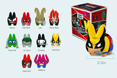 Marvel Labbit Mini Series 2.5-Inch Blind Mystery Box Display ...