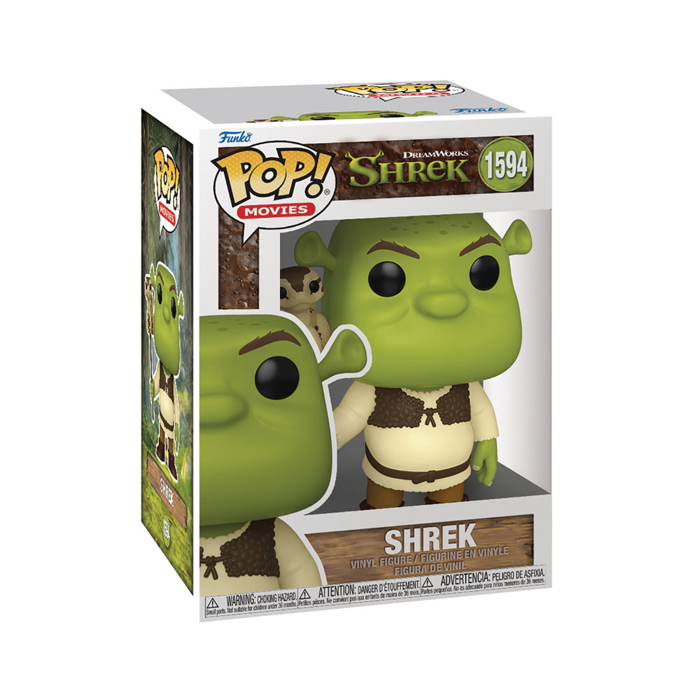Pop! Movies Vinyl Figure: Shrek Dreamworks 30th - Shrek w/Snake ...