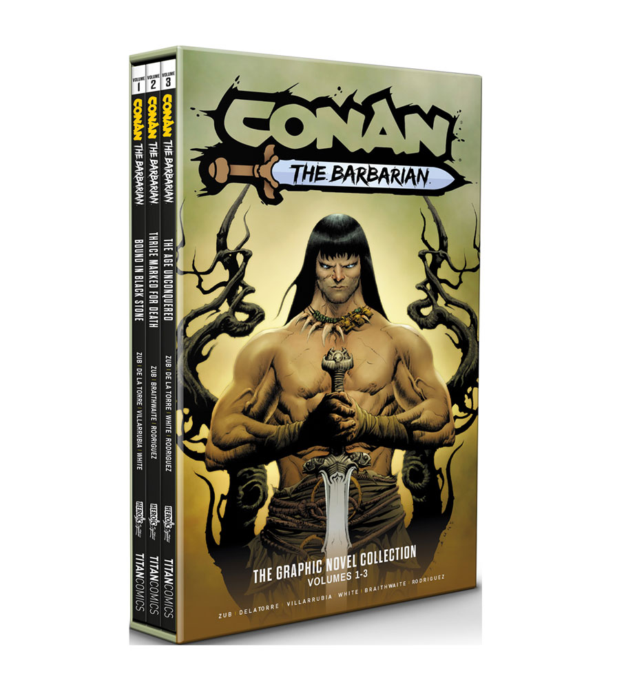 Conan the Barbarian 1-3 Slipcase Set HC (DM edition) - Westfield Comics