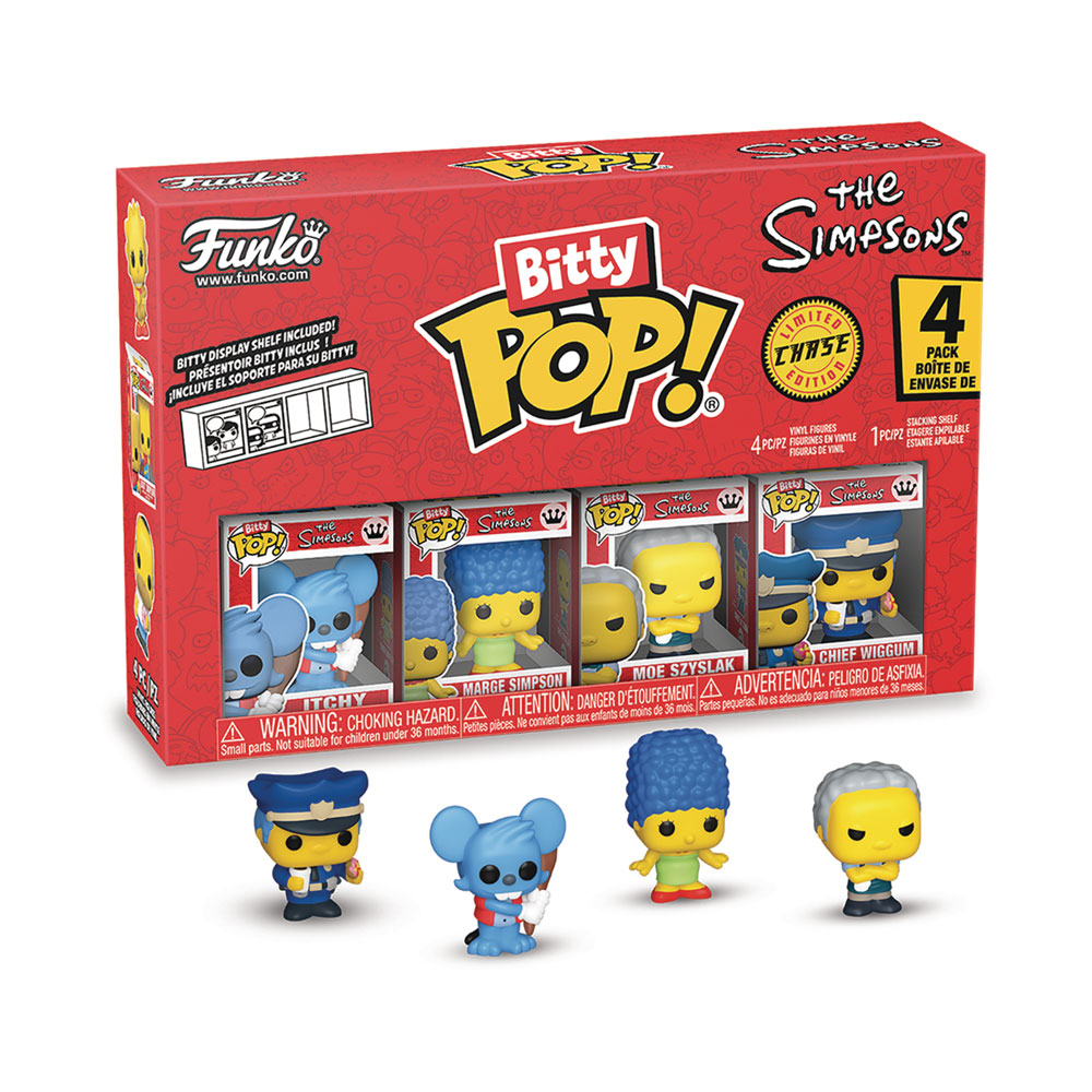 Bitty Pop! Simpsons: Itchy 4-Pack - Westfield Comics
