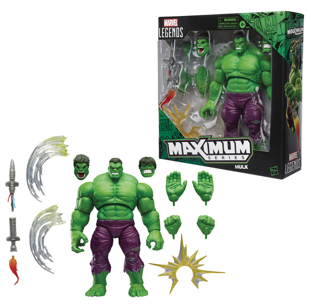 Marvel Legends Maximum Series Deluxe Action Figure: Hulk (6-inch ...