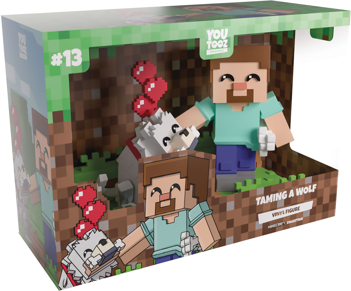 Youtooz Minecraft Vinyl Figure: Taming a Wolf - Westfield Comics