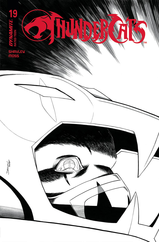 Thundercats #19 (cover N incentive 1:10 - Shalvey Line Art) - Westfield Comics