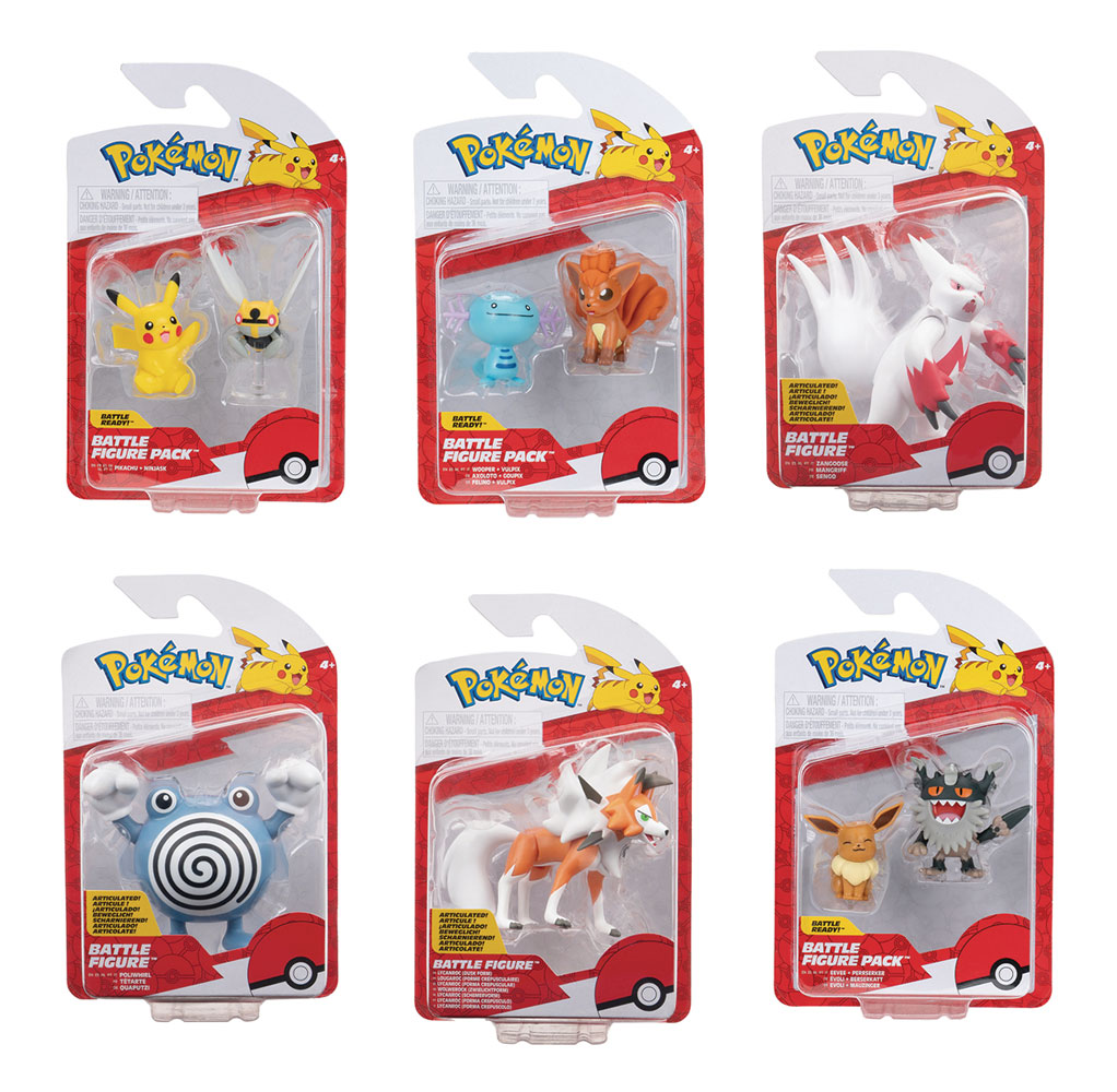 Pokemon Battle 2-inch & 3-inch Figure Pack 12-Piece Assortment ...