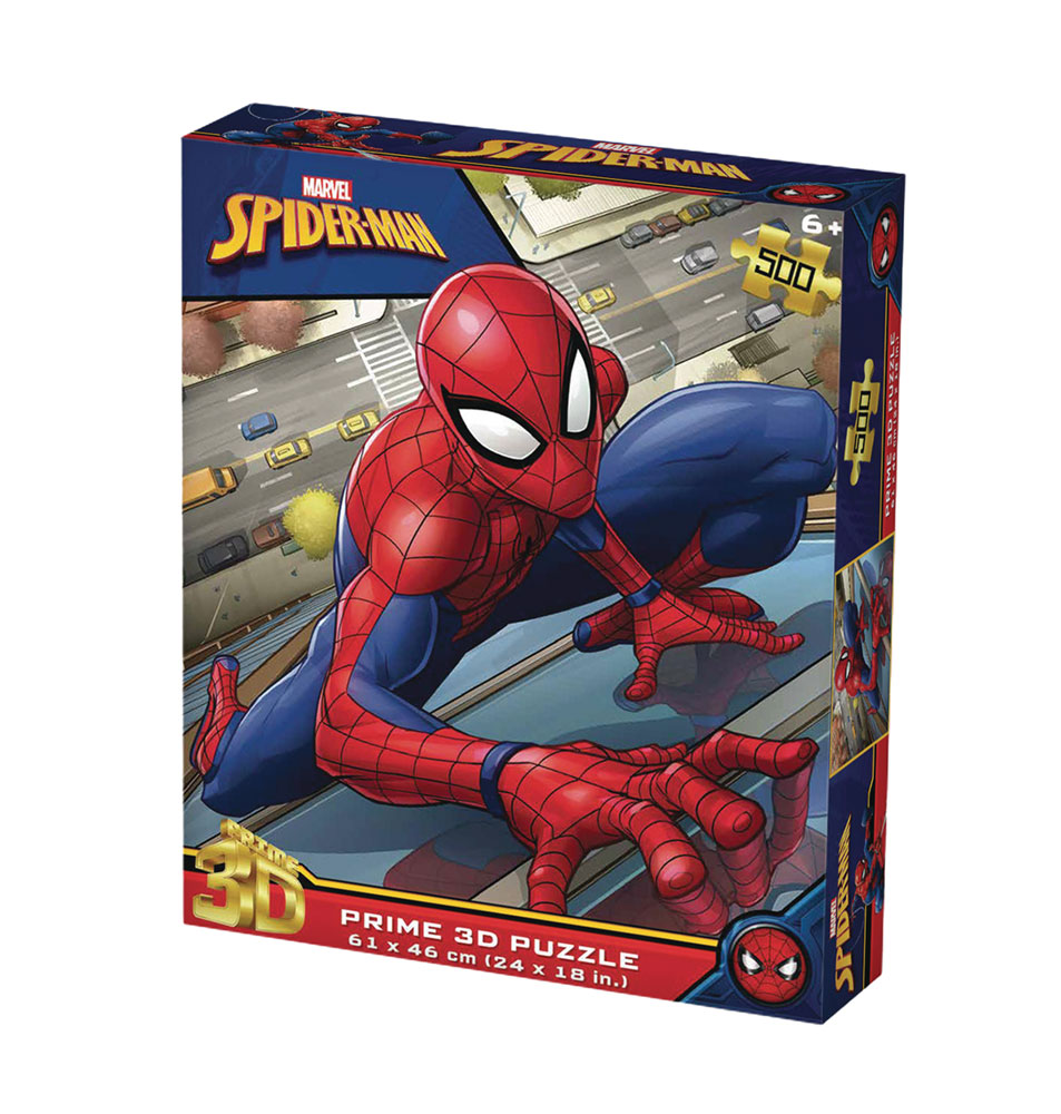 Marvel 3D Puzzle: Spider Man (500-Piece) (24x18) - Westfield Comics