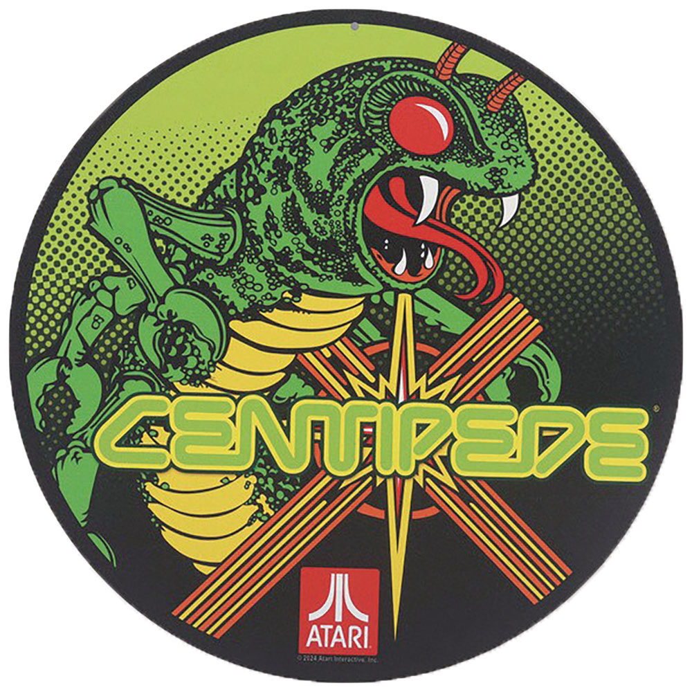 Atari Round Metal Sign: Centipede Logo (11-inch) - Westfield Comics