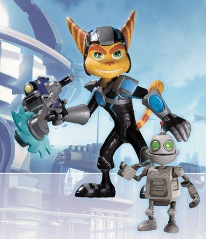 Ratchet & Clank Series 2 Action Figure: Holo Armor Ratchet Clank ...