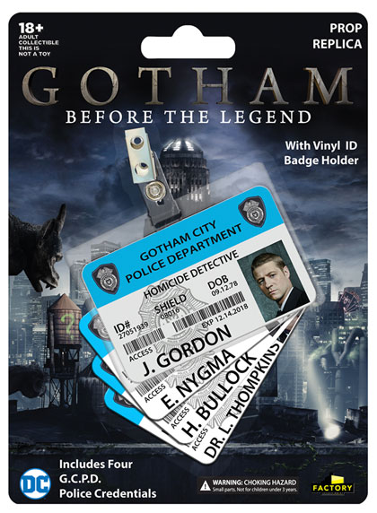 Gotham City Police Department ID Badge Replica Prop Set - Westfield Comics