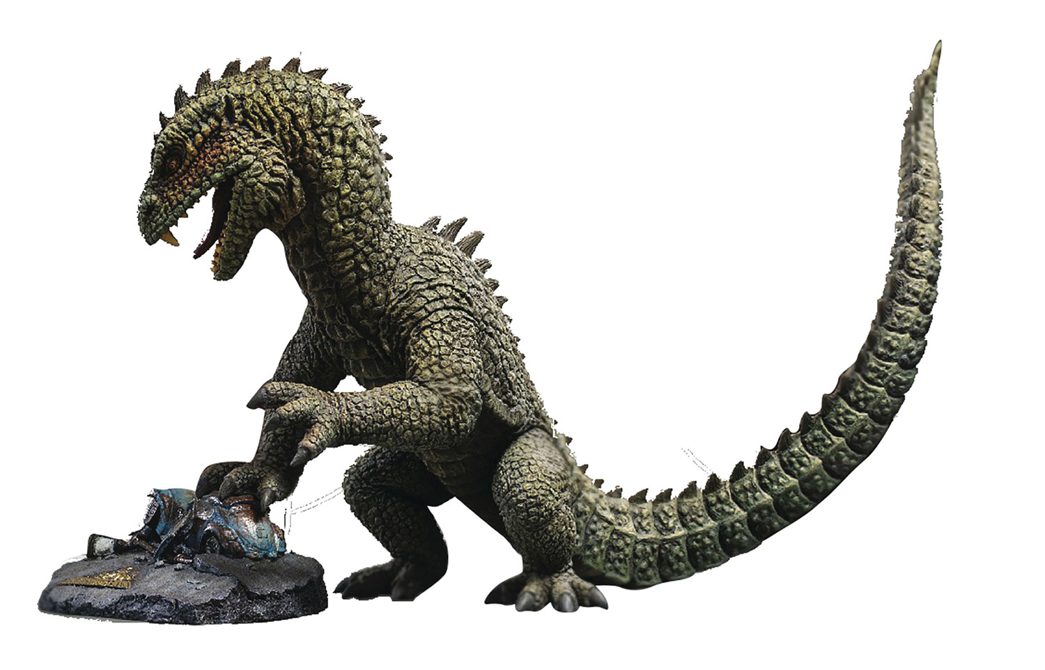 Ray Harryhausen's Rhedosaurus Soft Vinyl Figure with Diorama (Color ...