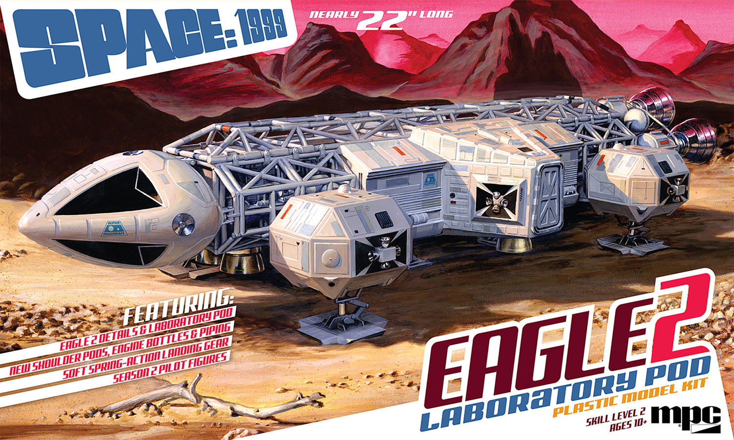 MPC Space 1999 Model Kit: Eagle II w/Lab Pod (1/48 scale) - Westfield ...