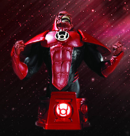Heroes of the DC Universe Bust: Blackest Night Red Lantern Atrocitus ...