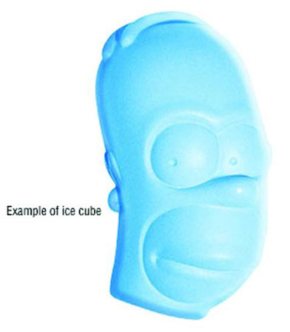 Simpsons Silicone Ice Cube Tray: Homer Simpson - Westfield Comics
