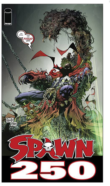 Spawn #250 (Capullo b&w variant incentive cover - 25081) (25-copy ...