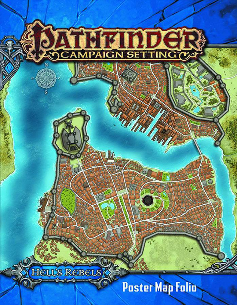 Pathfinder Campaign Setting: Hell's Rebels Poster Map Folio - Westfield ...