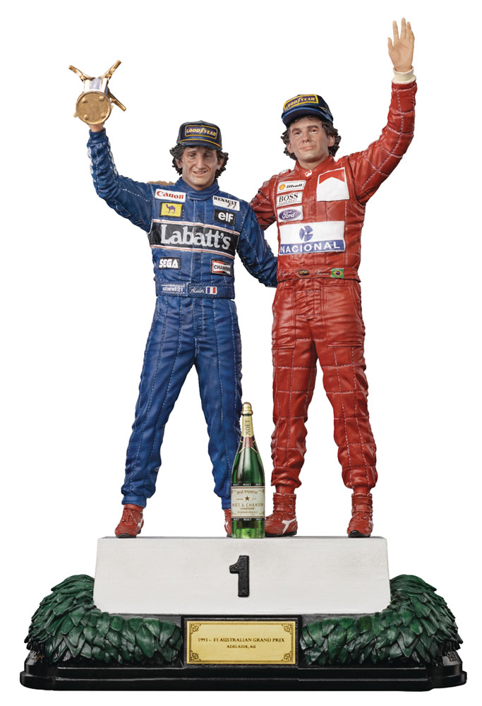 F1 Deluxe Statue: Ayrton Senna - The Last Podium (1/10 Art scale ...