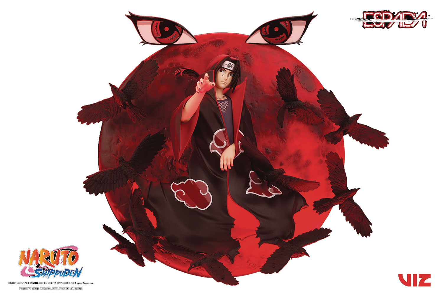 Naruto Shippuden Pvc Statue Itachi Uchiha 18 Scale Westfield Comics