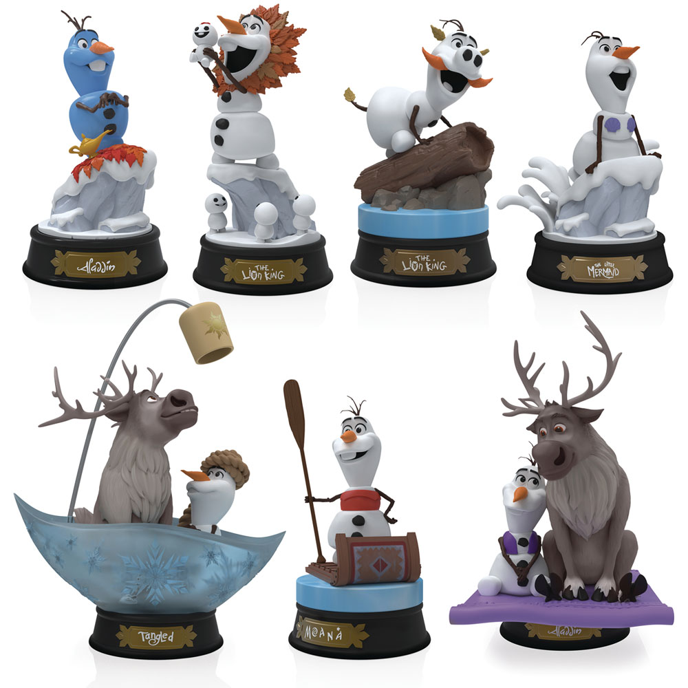 Frozen Mini-Diorama Stage 002 Olaf Presents 6-Piece Blind Mystery Box ...