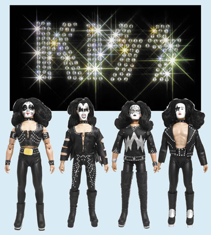 Kiss 8-inch Retro Action Figure Series 2 Assortment 1st Album ...