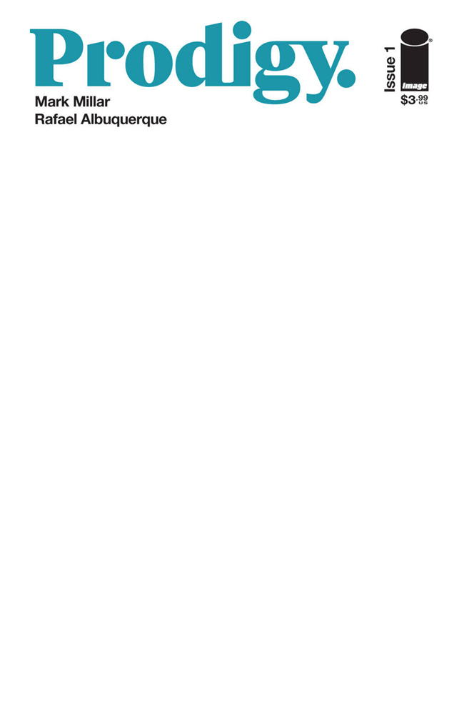 Prodigy #1 (cover G - Blank) [2018] - Westfield Comics